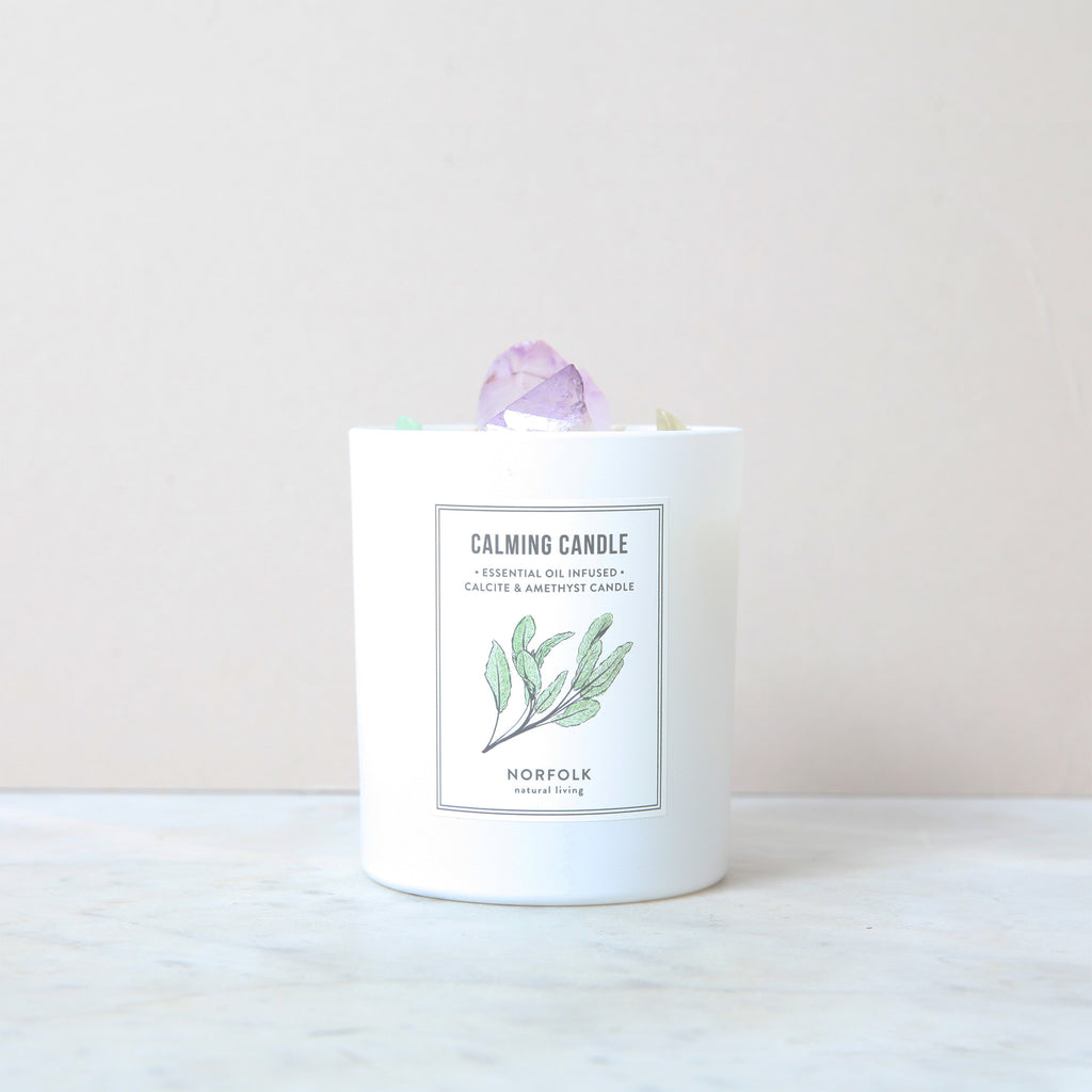 Aromatherapy Candle – Gemstone-Infused | Natural Soy Wax | Vegan ...
